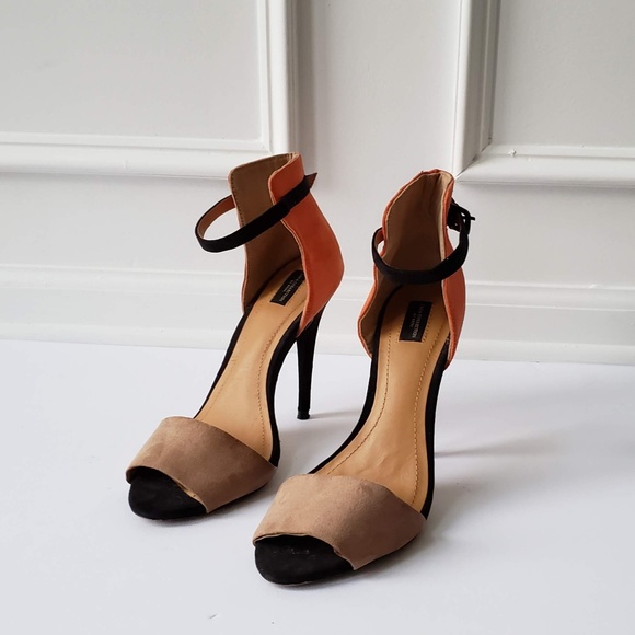 Zara | Shoes | Zara Collection Colour Block Sandal | Poshmark